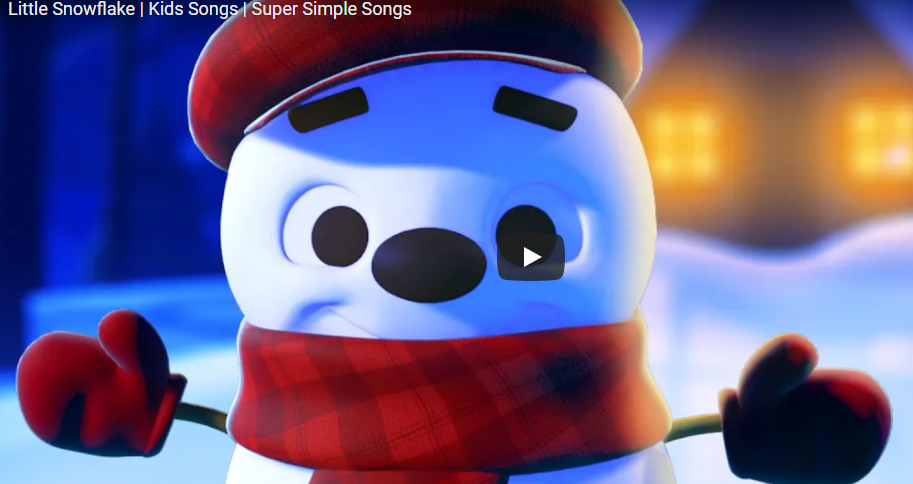Chanson en anglais « snowflake » flocon de neige – Bonjour les CP